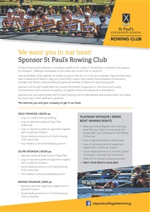 Rowing | St Paul’s Collegiate School